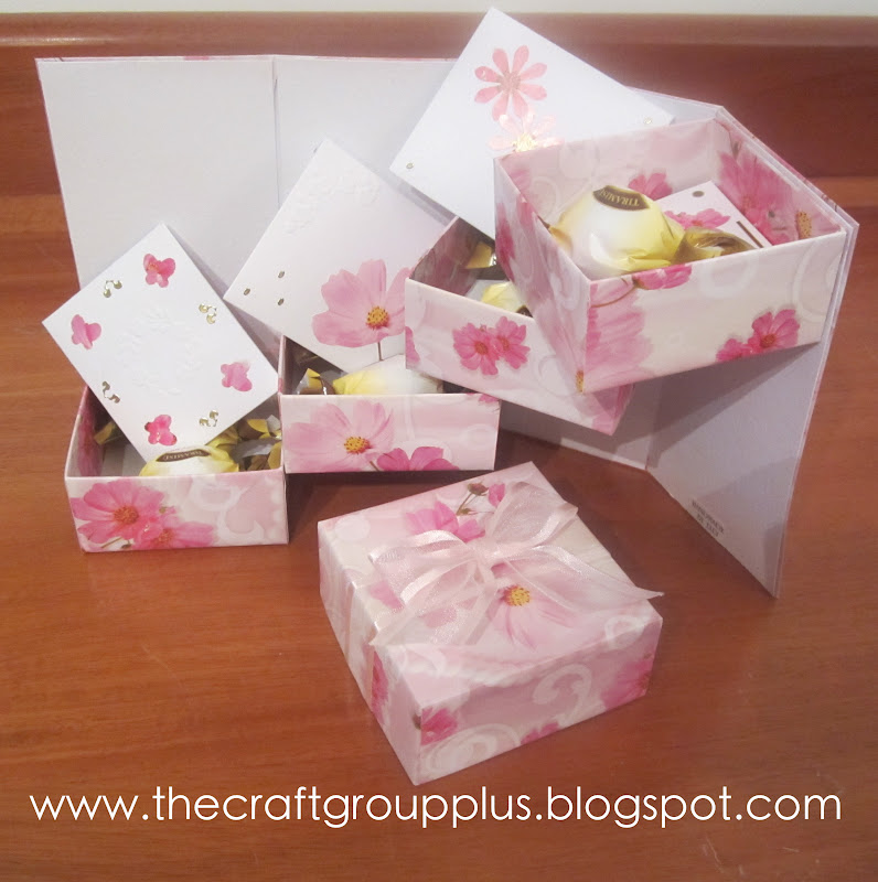 Home made gift box full of surprises.