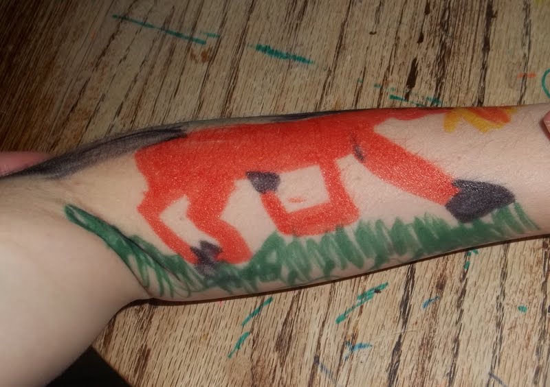 Life on the narrow path ...: Tattoos all around ...