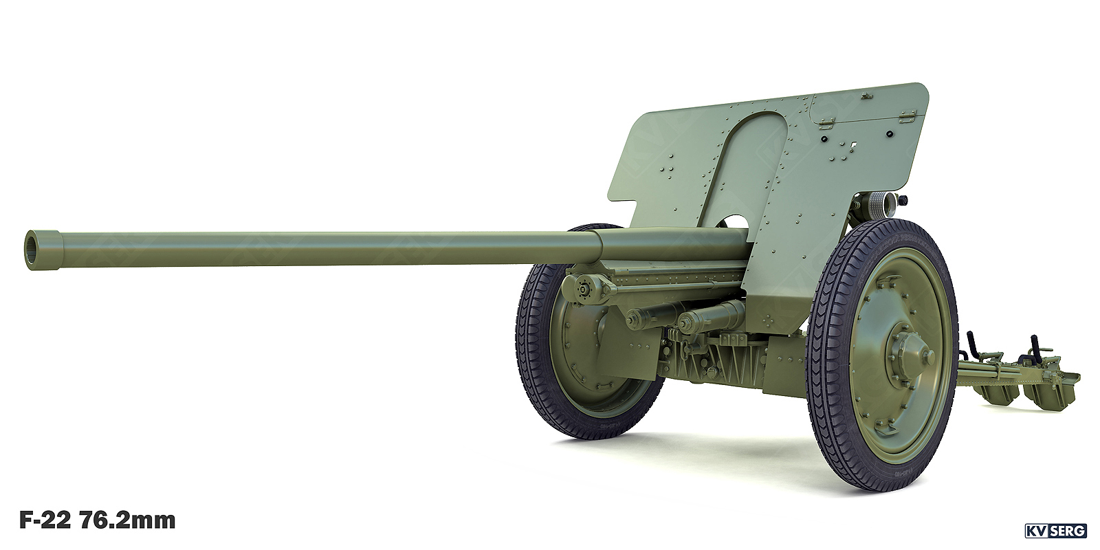 KVSERG ART: F-22 76-mm divisional gun M1936
