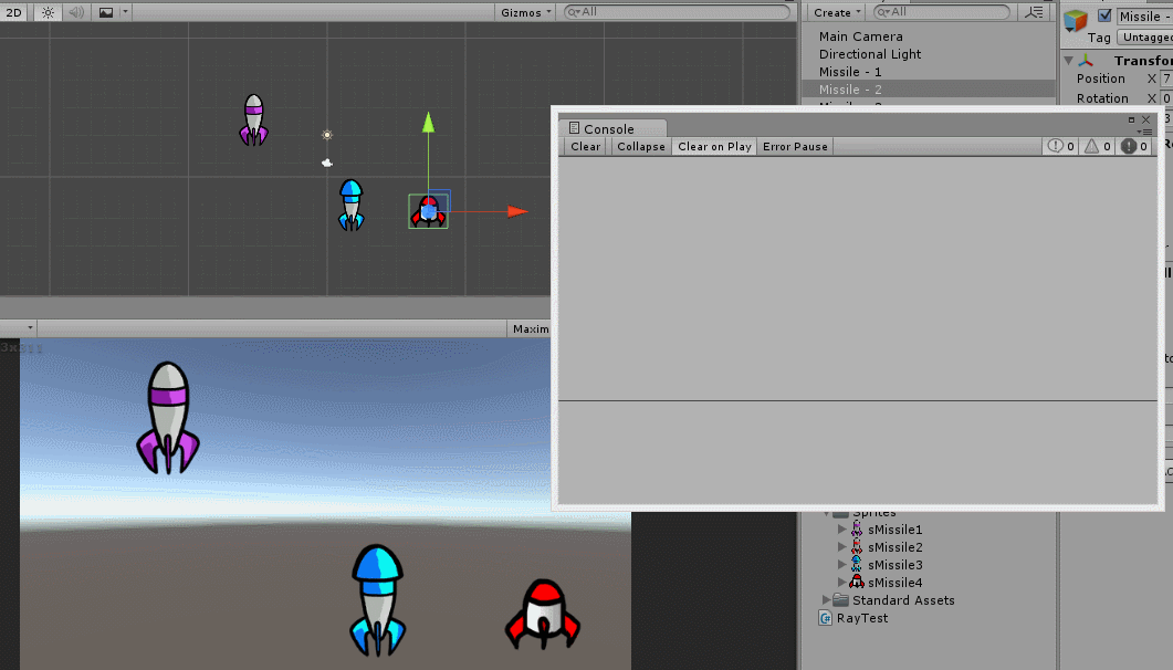 【Unity遊戲製作】勇者拉德小酒館: 【Unity】使用3D與2D射線(Ray)來判斷物件