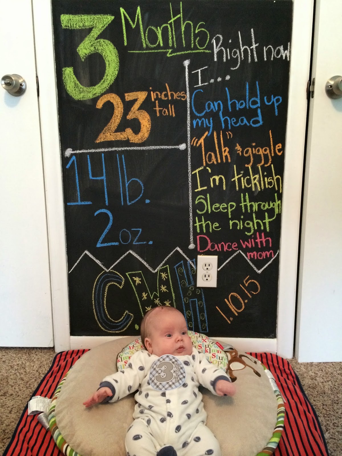 3 Months worth of growing, playing, and learning!