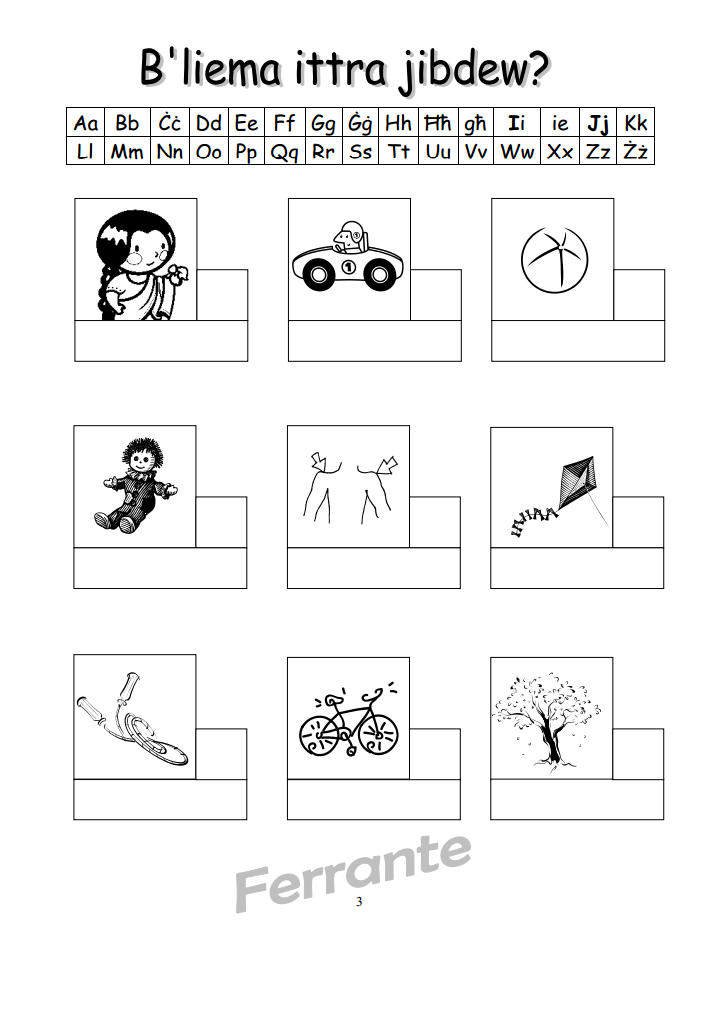 Il-Malti għat-Tfal: Jiena - Xogħol ta’ Mrs Antonella Ferrante