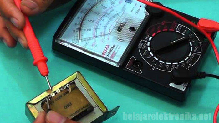 Cara Mengukur Trafo dengan Multitester Analog / Digital