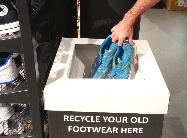 How to recycle shoes