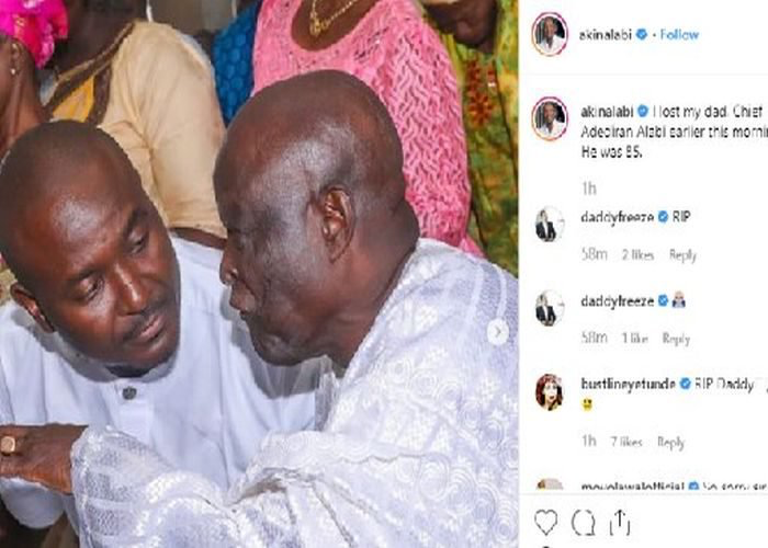 SHOCKING!!! Nairabet CEO, Akin Alabi Loses Dad In The Early Hours Of Today