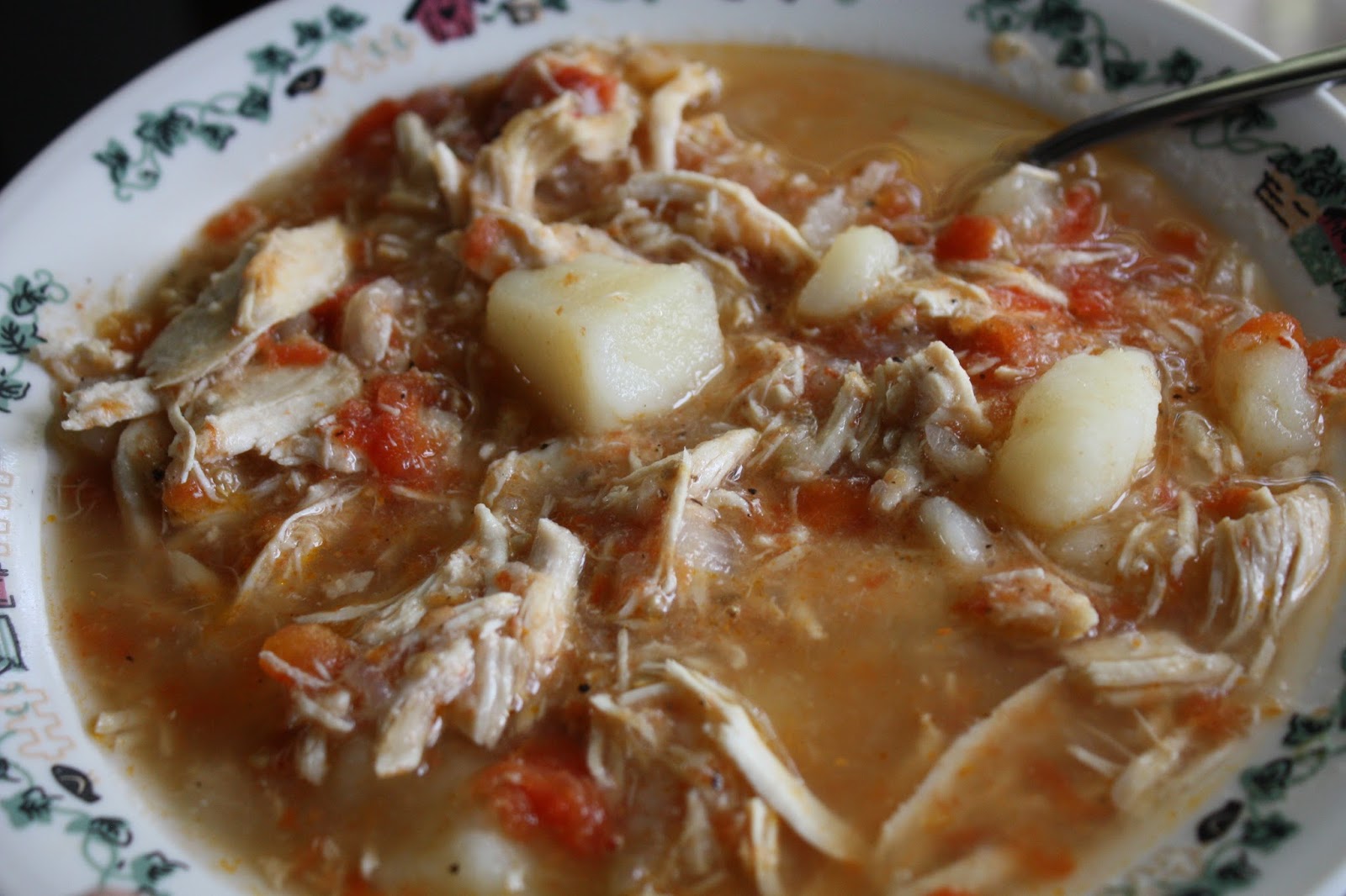 Cheese with Noodles: Colombian Chicken Stew