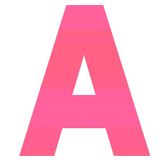 BLOG TODO IDEAS Y MAMI ES DIVERTIDA: ABECEDARIO UN COLOR ROSA PASTEL