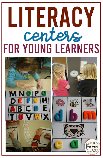 Kindergarten Literacy Center Activities | Mrs. Bremer's Class