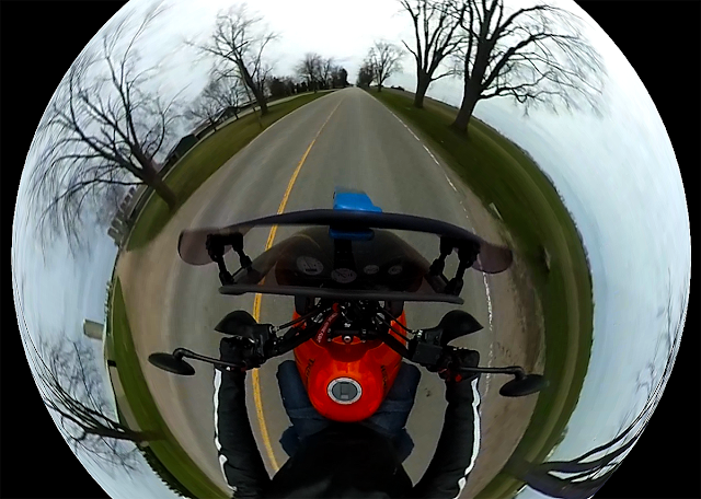Tim's Motorcycle Diaries: 360° Video on a Motorcycle