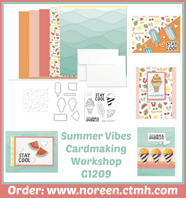 Noreen's Scrap N Chat: CTMH Summer Vibes Stay Cool Popsicle Card