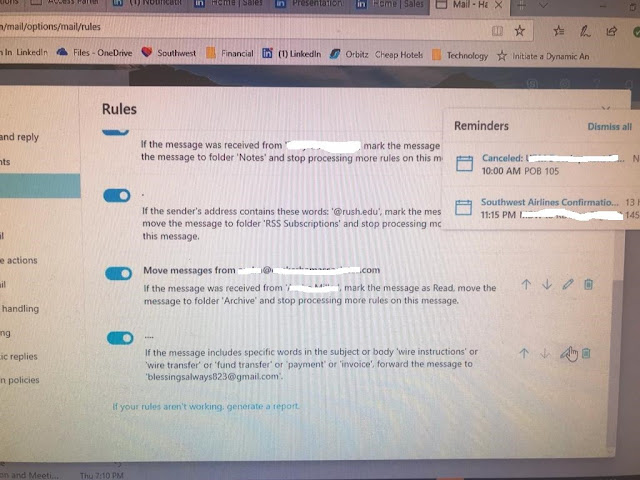 Business Email Compromise (#BEC) Email Forwarding In Action - Security ...