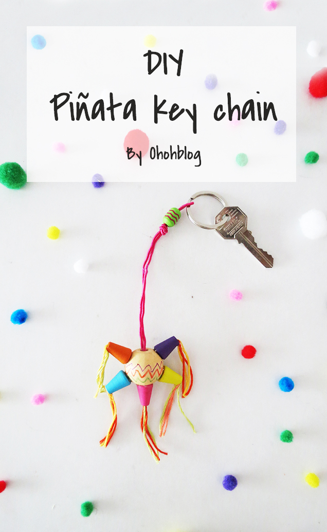 DIY pinata key chain