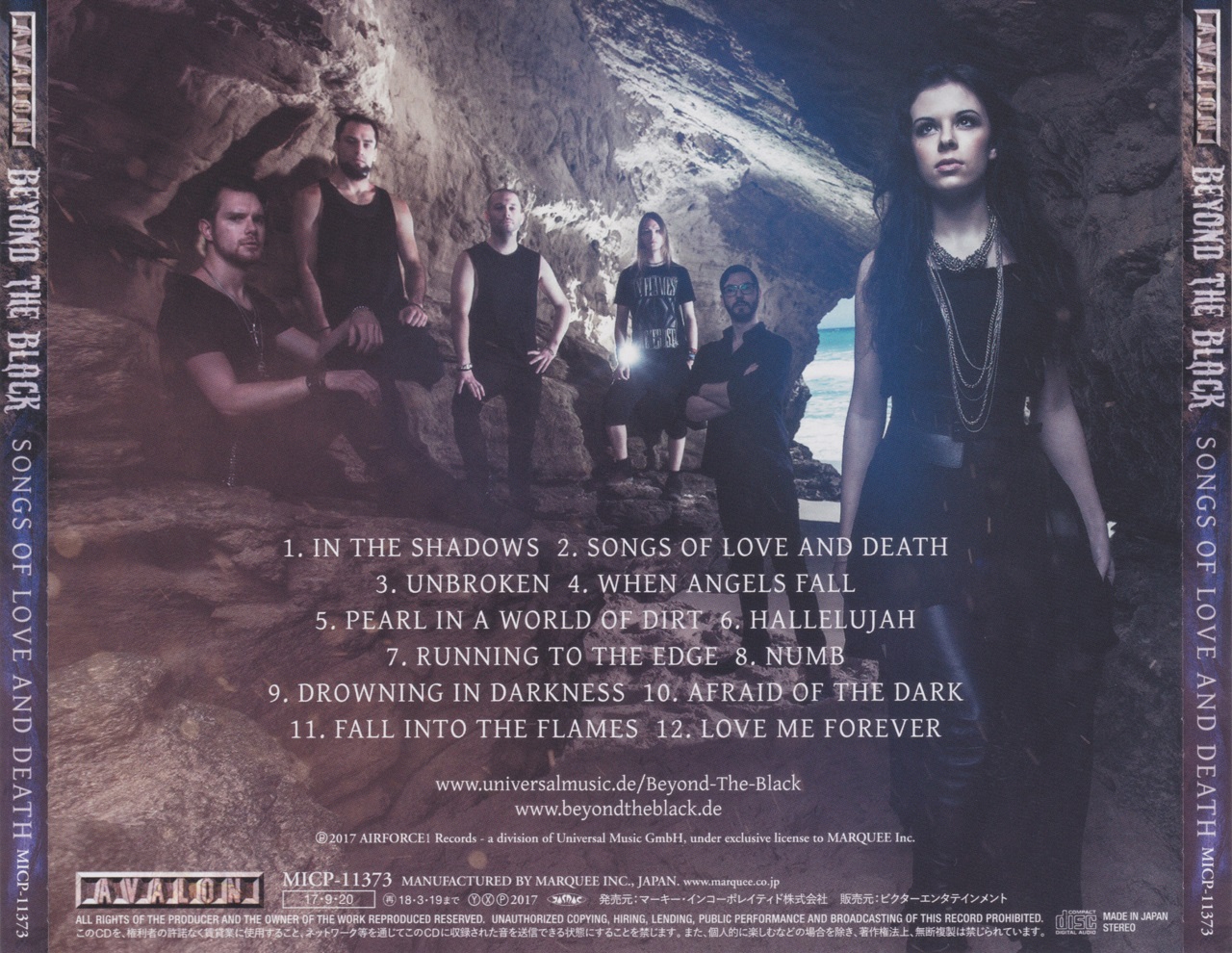 Cries from the Quiet World: Beyond The Black "Songs Of Love And Death"