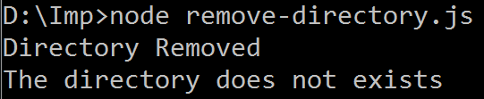 Creating And Removing Directories In Node Js Coding Defined
