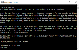 Inspired by Actual Events: Apache PDFBox Command-line Tools: No Java ...