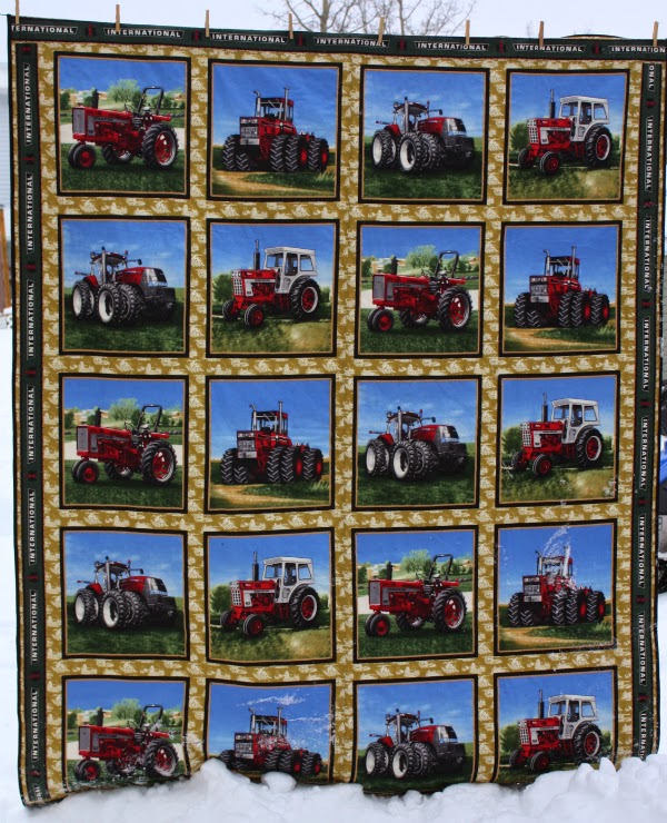 Devoted Quilter: A Finished Tractor Quilt!