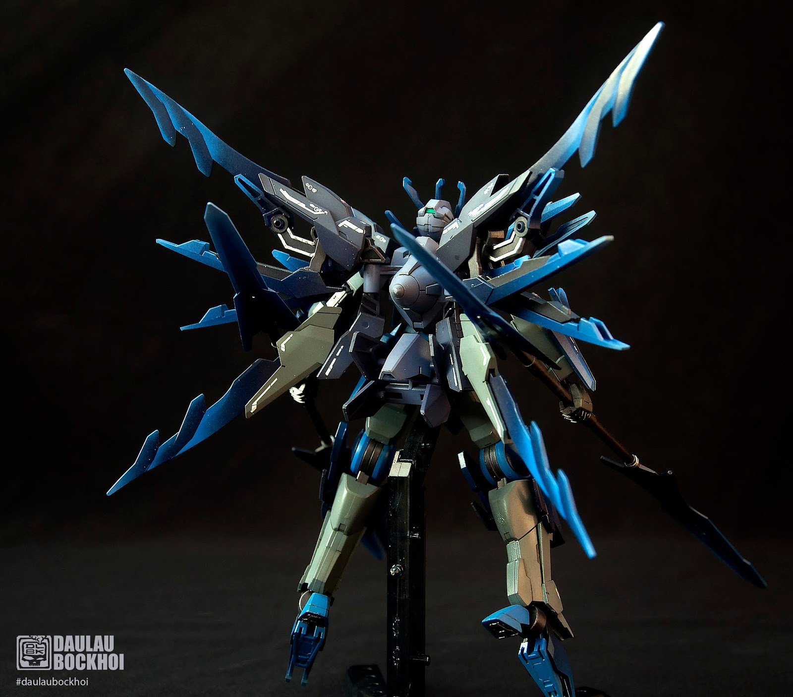 Painted Build: HGBF 1/144 Transient Gundam Glacier