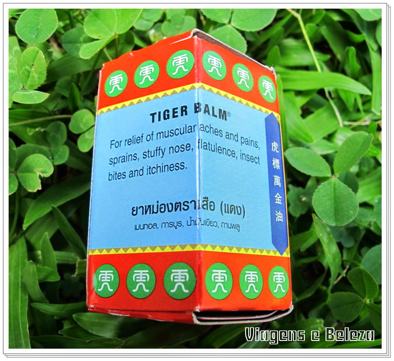 Tiger Balm, a super pomada que alivía dores musculares! - Viagens e Beleza