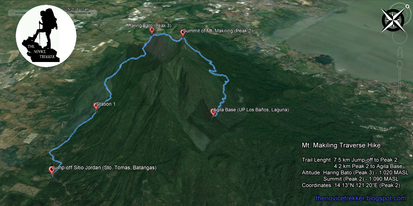 The Novice Trekker: MakTrav - Mt. Makiling Traverse Dayhike (Batangas ...