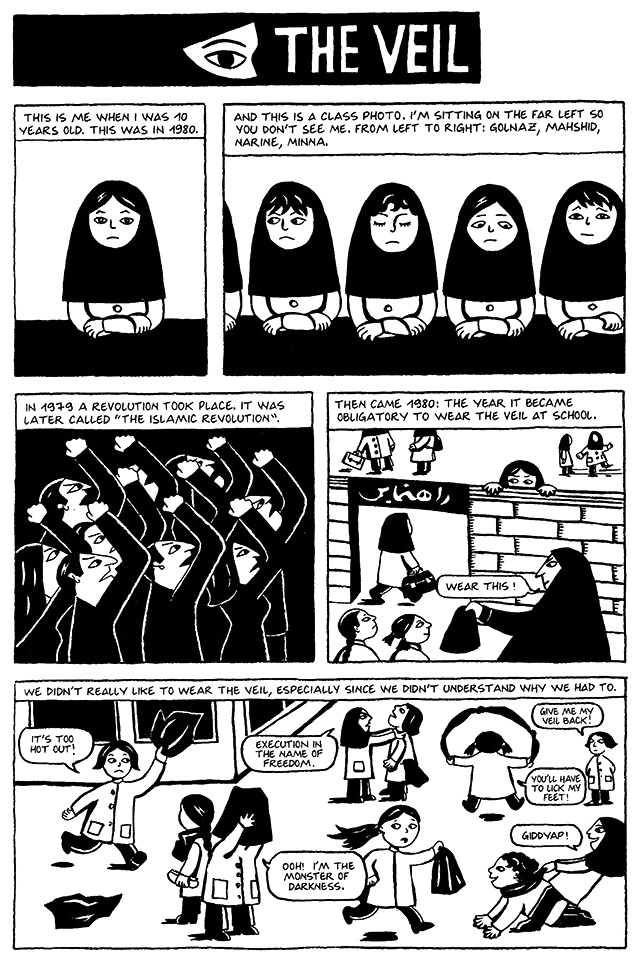 Read Persepolis 1, Section 1: The Veil, Page 1