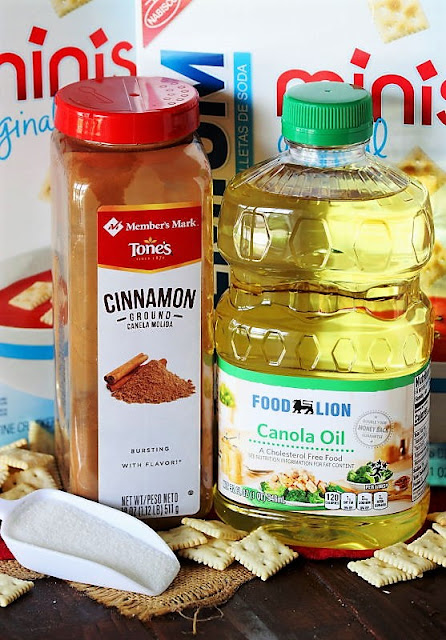 Super Easy Cinnamon Sugar Crackers | The Kitchen is My Playground