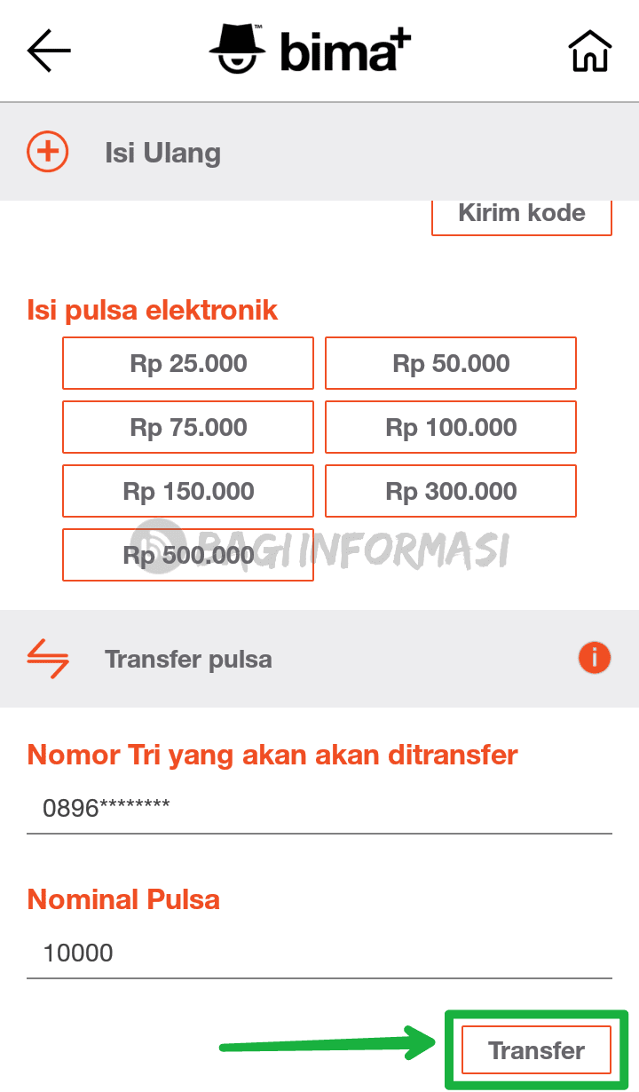 Bingung Cara Transfer Pulsa 3(tri)? Ini Panduan Lengkapnya - Bagiinformasi