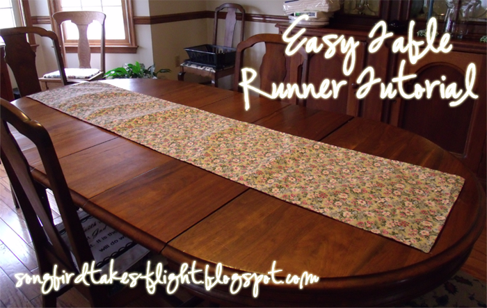 Songbird Takes Flight: Simple Table Runner Tutorial