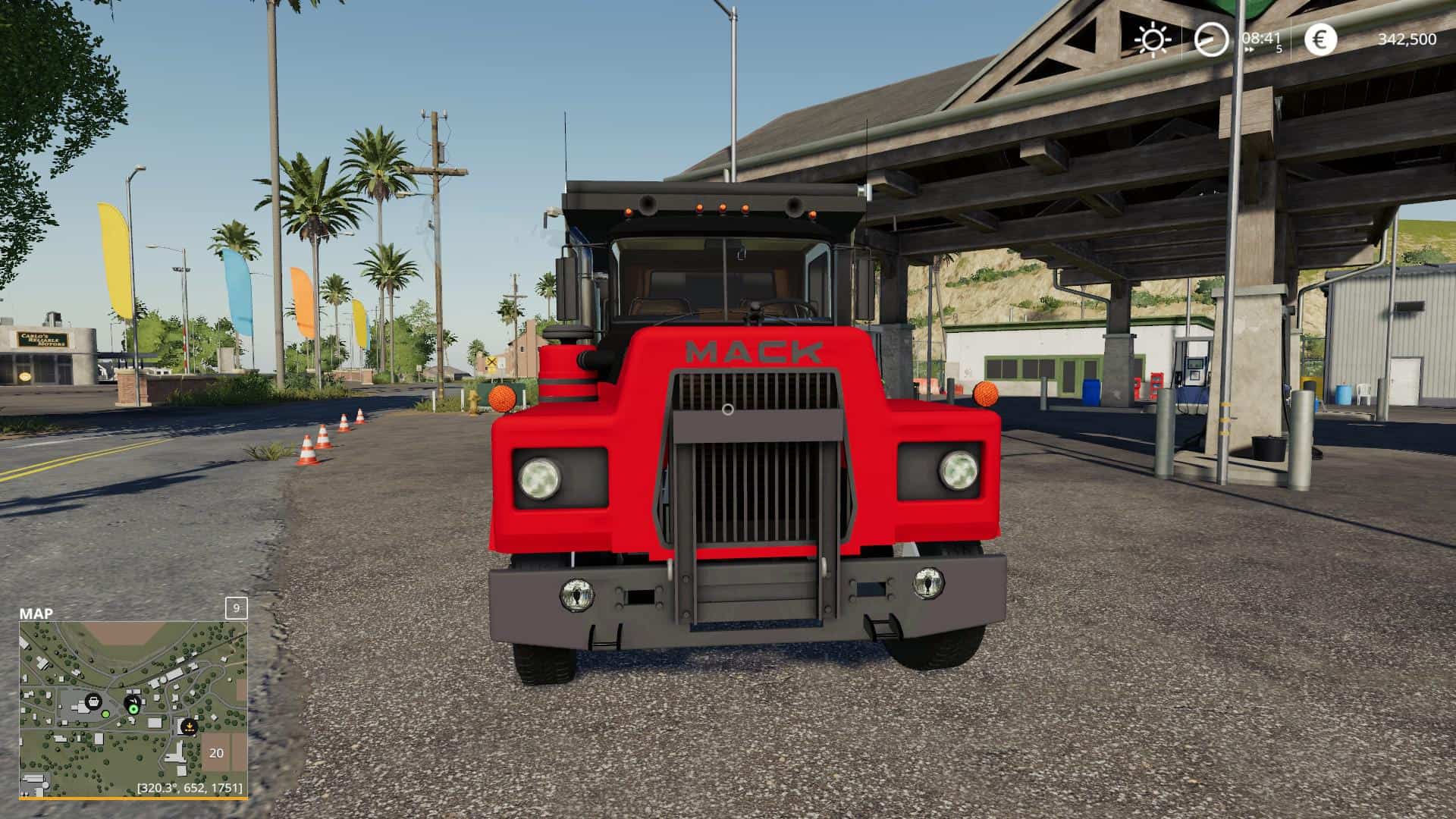 FS19 Mack R dump truck v1.0 - FS 19 & 22 USA Mods Collection