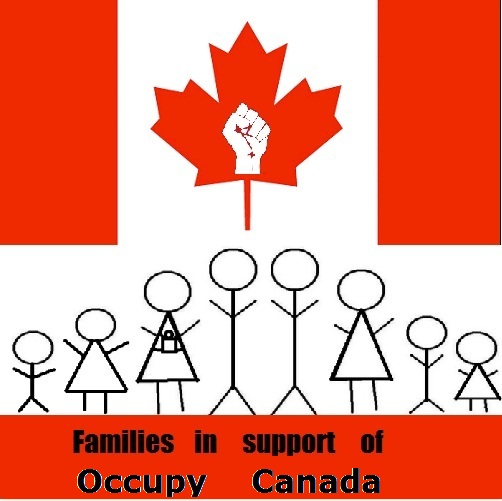 Families in Support of Occupy Canada: WE ARE THE 99%