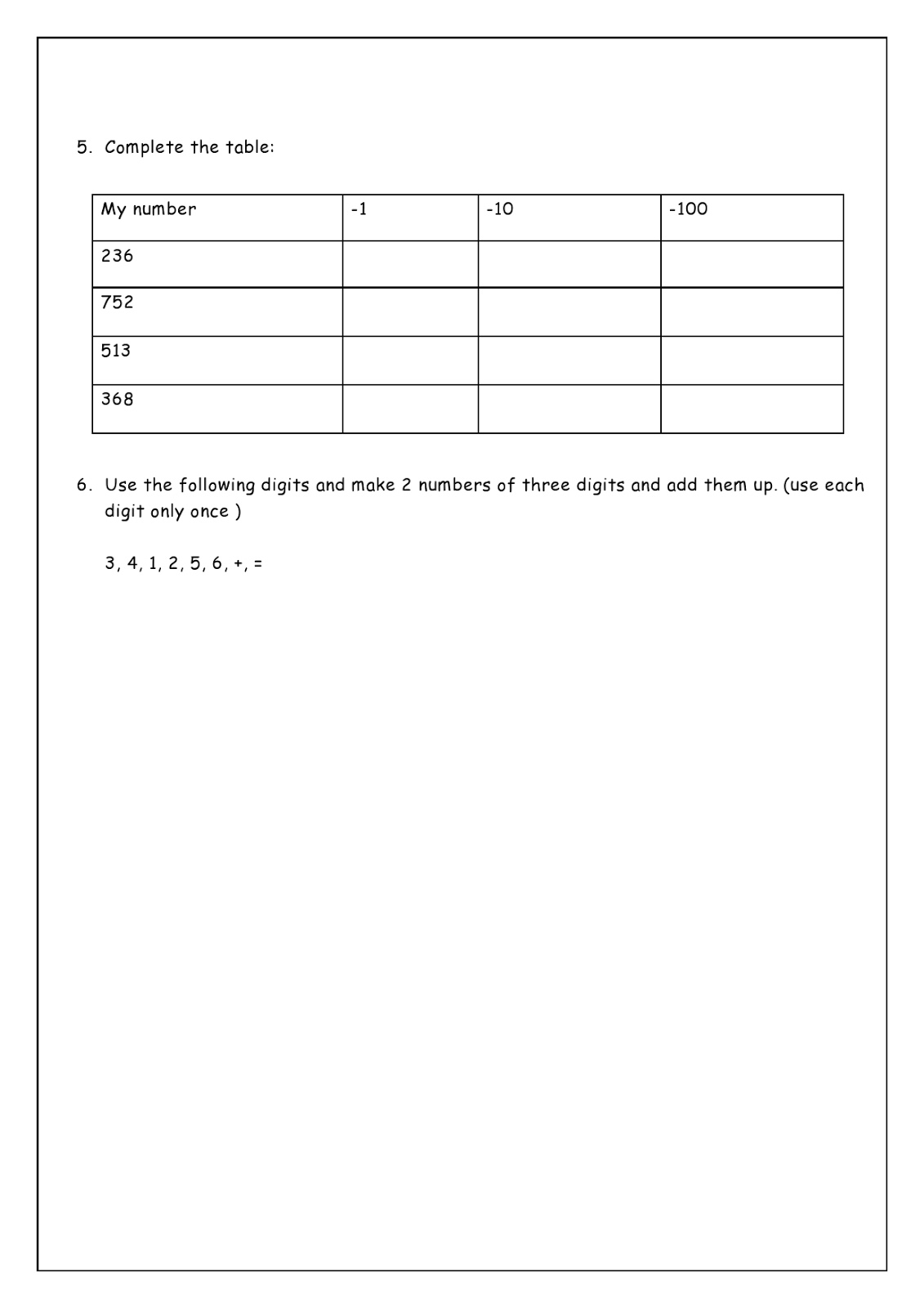 Math Revision For Grade 3 As On 03 01 2019 WORLD SCHOOL OMAN math-revision-for-grade-3-as-on-03-01-2019-world-school-oman