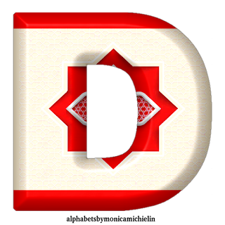 M. Michielin Alphabets: RED ARABIC DAMASK ALPHABET LETTERS PNG AND ...