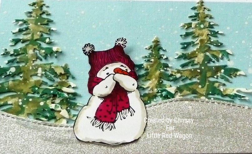 Chrissyscardland : GIGGLING SNOWMAN..
