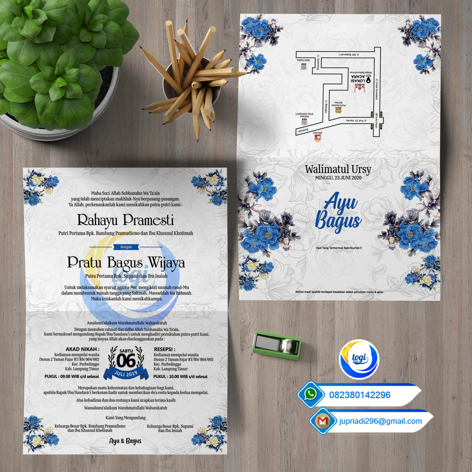 100 Download Template Desain Undangan Pernikahan Custome Elegan Cdr ...