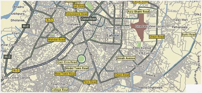 Lahore Map