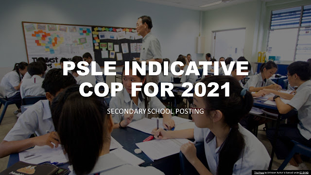 PSLE Indicative COP for Secondary Schools 2021 - TheWackyDuo.com ...