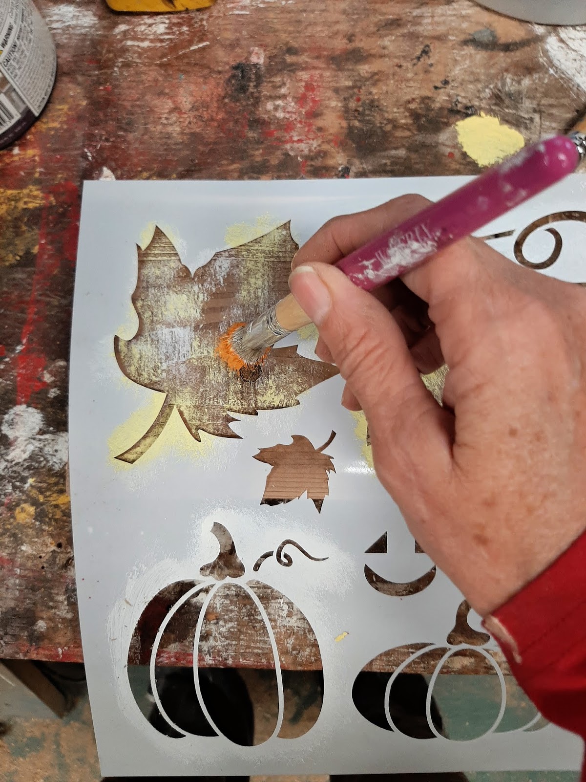 Beyond The Picket Fence: Shelf Decor for Fall