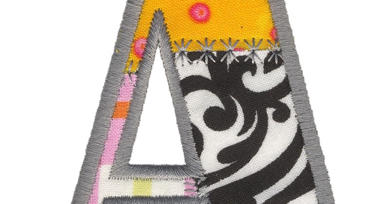 Abecedario con Retazos de Tela en Patchwork. Alphabet in Patchwork ...
