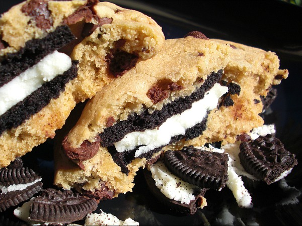 Bake Something: Oreo Stuffed Chocolate Chip Cookies
