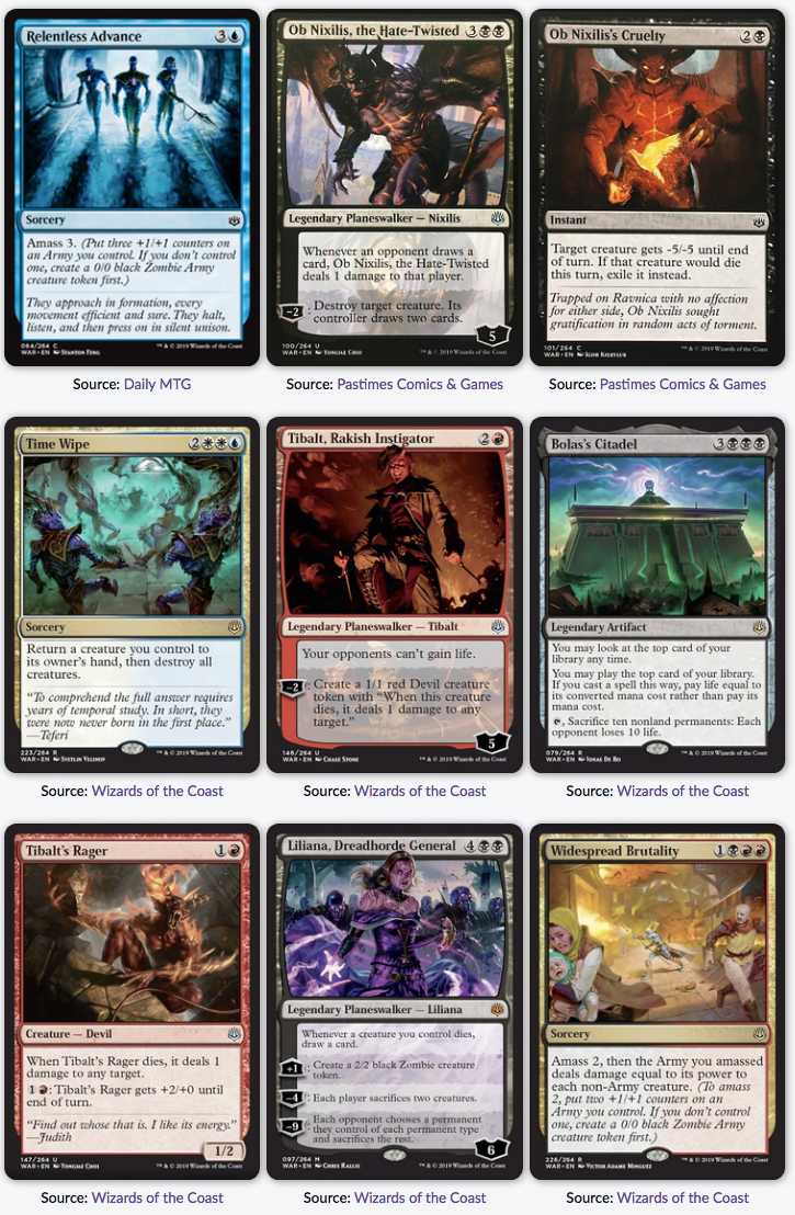 MTG Realm: War of the Spark Spoilers