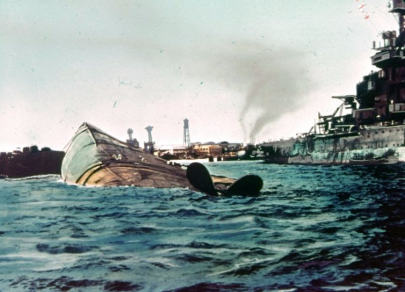 Rare and Incredible Color Photographs of the Attack on Pearl Harbor in ...