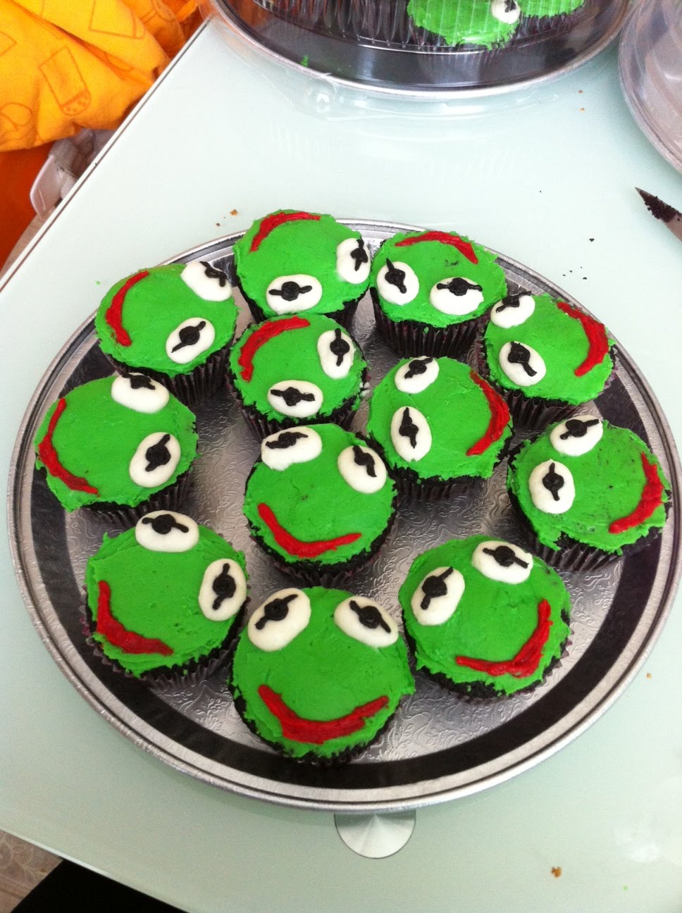 everywhere orange: Kermit party: the food