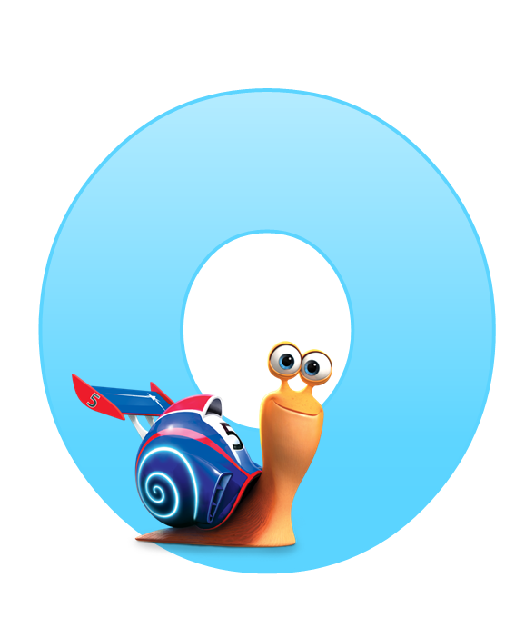 Kits imprimibles gratis : Abecedario y números Turbo