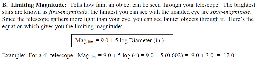 How to study a "Telescope"