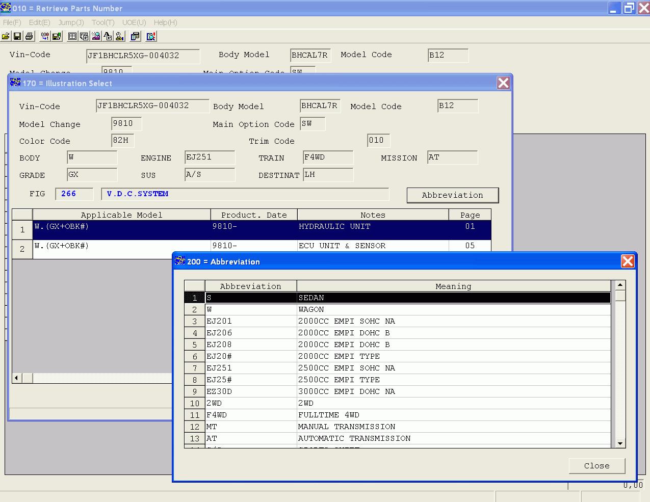 AutoParts Catalogs: SUBARU EUROPE EPC (FAST)