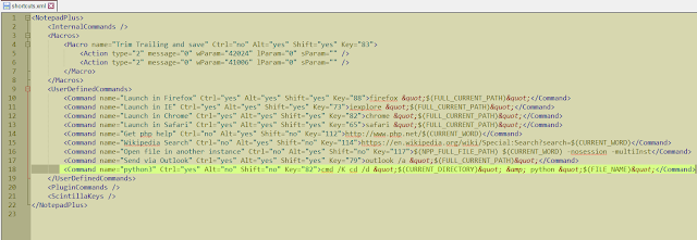 Running scripts from Notepad++ | Rpy3