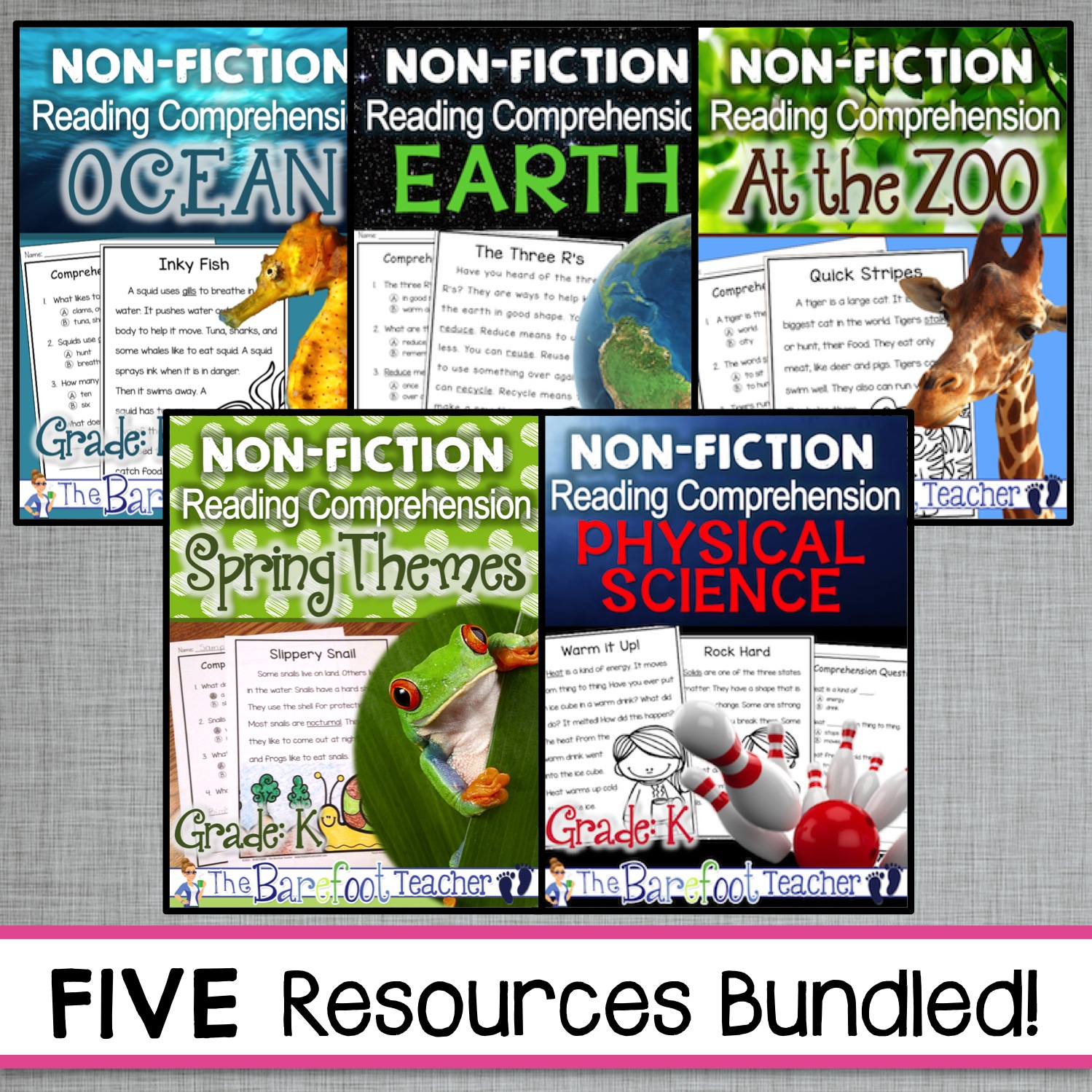 Ocean Themed Reading Comprehension Pack Plus a FREE DOWNLOAD | The ...