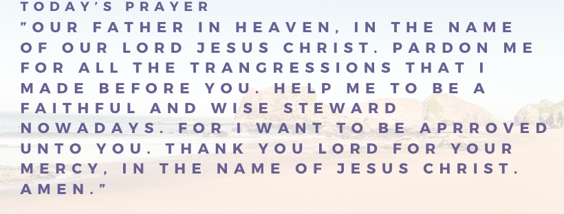 WHO IS A FAITHFUL AND WISE STEWARD - LUKE 12:41-48