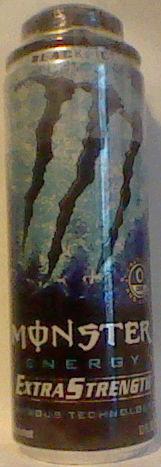 Caffeine King: Monster Nitrous Black Ice Energy Drink Review