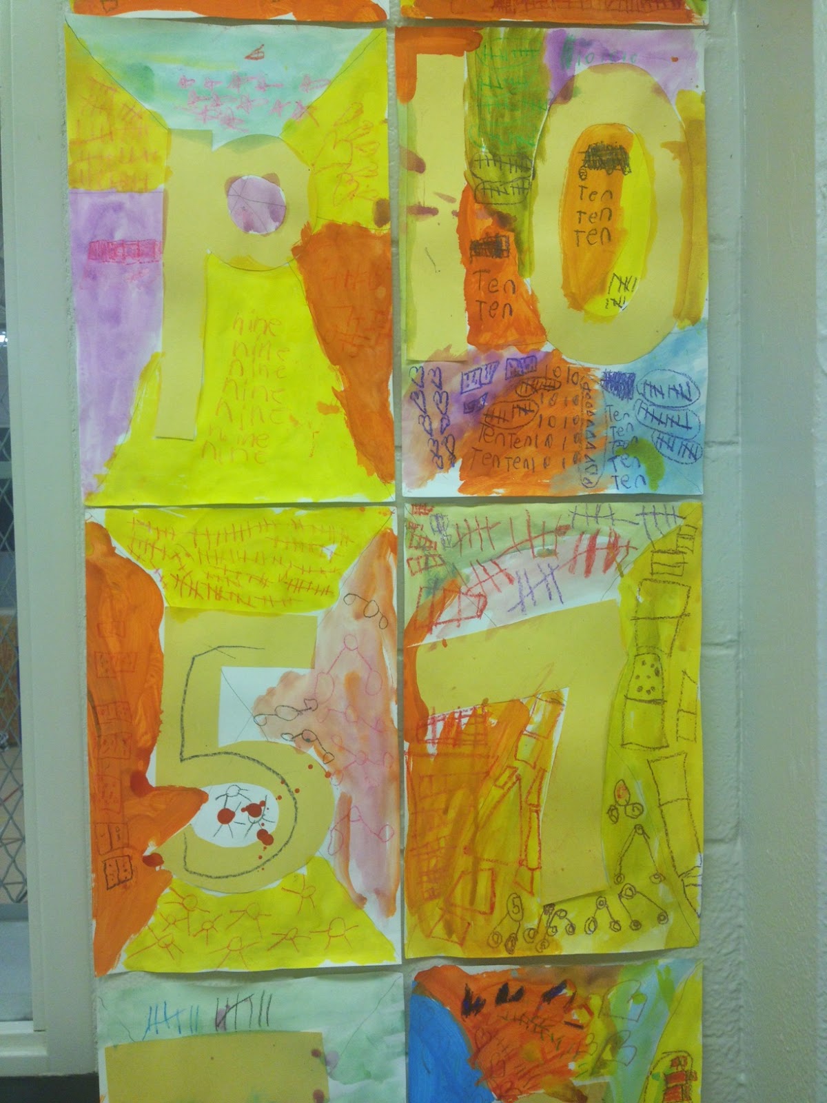 Number Portraits! - Shoe Laces & Sweet Faces