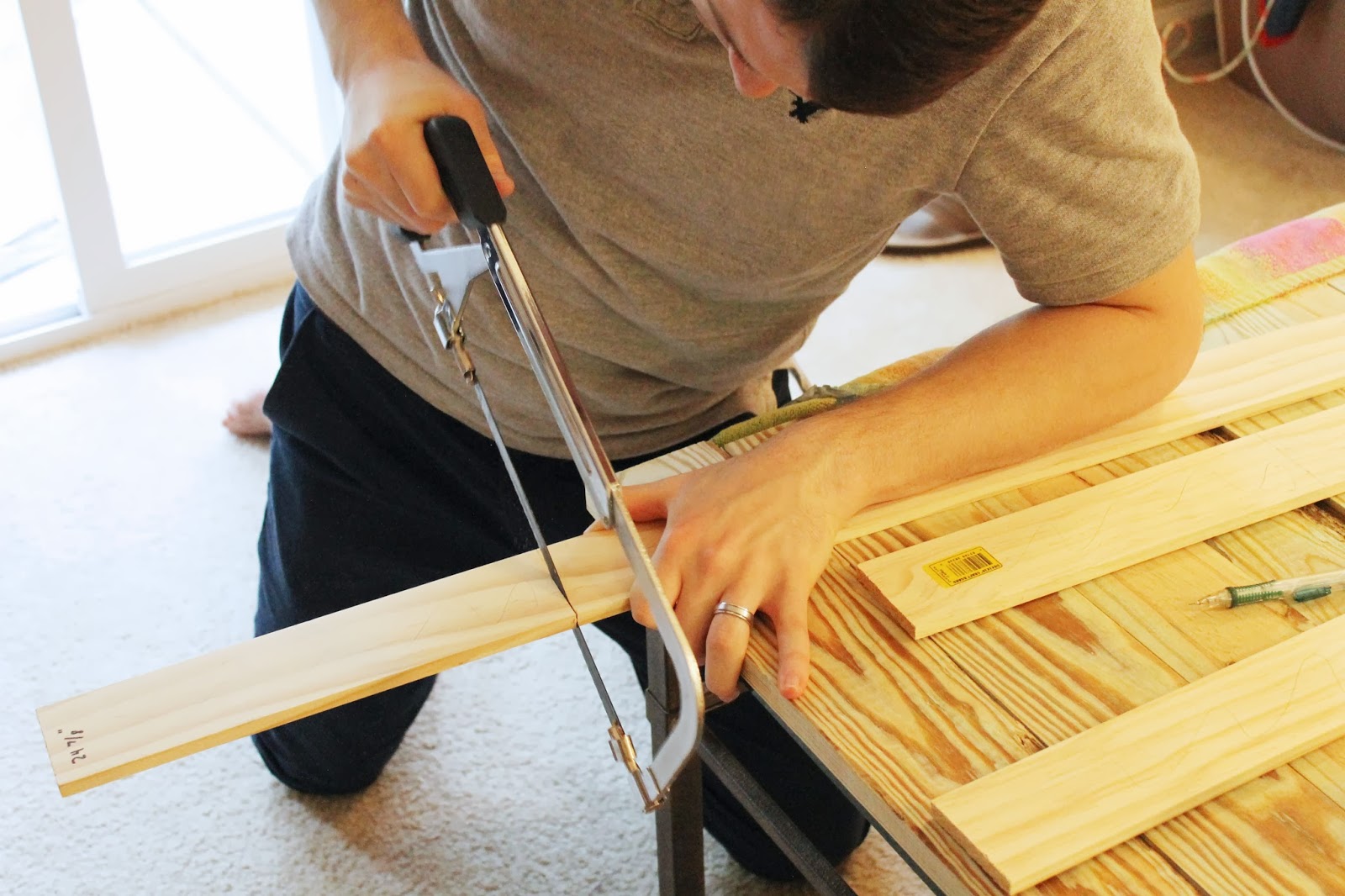 The Ink & Anchor: DIY Virginia Silhouette Wood Table
